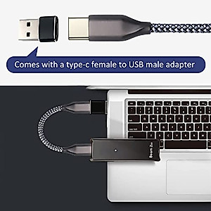 okcsc DAC Adapter Cable,High-End DAC/OTG Cable/Amplifier Adapter Replacement Cable Improved Sound Quality for Type C DAC Headphone AMP Compatible with FiiO K3 Khadas Tone 2 Pro to USB C Mobile