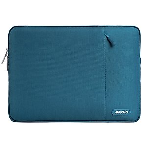 MOSISO Tablet Sleeve Case Compatible with iPad 10th 10.9 inch 2022 / iPad Air 5th 10.9 / iPad Pro 11 M2 / iPad 9/8/7 10.2 / iPad Air 4 10.9/Air 3 10.5 / iPad 9.7, Polyester Vertical Bag, Deep Teal