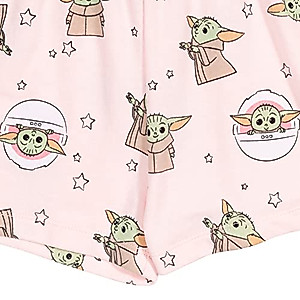 STAR WARS The Mandalorian The Child Little Girls Romper Pink 7-8