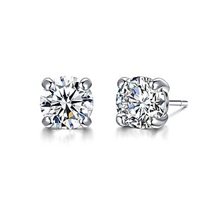 Titanium Stainless Steel Lady's Charming Stud Earring with a Gift Box and a Free Small Gift