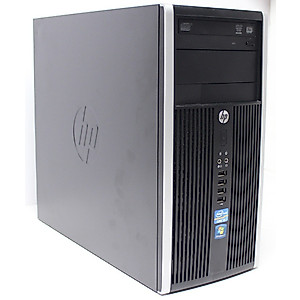 HP Compaq 6200 Pro Minitower Desktop PC - Intel Core i3-2100 3.1GHz 8GB 2TB DVD Windows 10 Professional (Renewed)