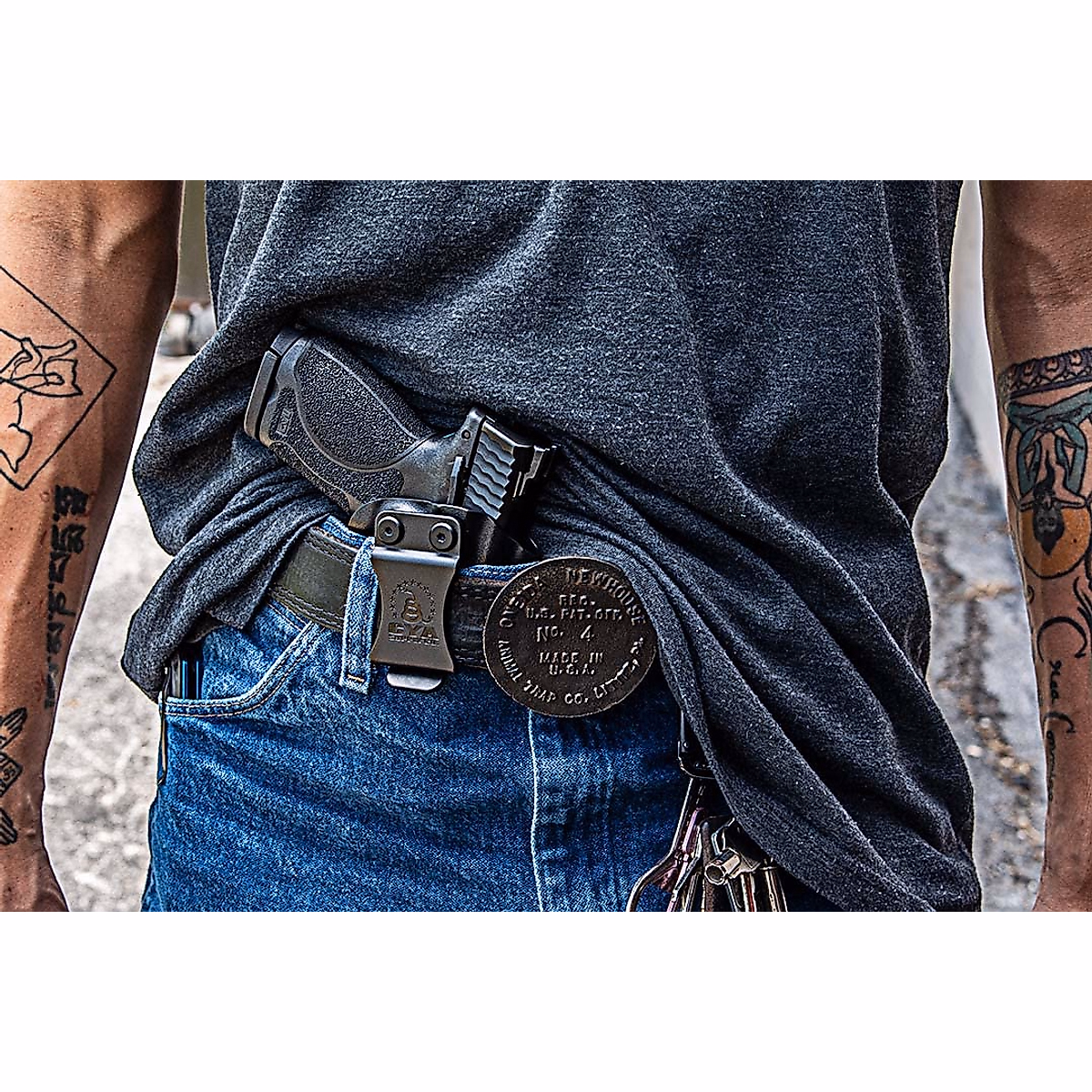 CYA Supply Co. Base Optics Ready (OD Green) Inside Waistband Holster Concealed Carry IWB Veteran Owned Company Fits Taurus G3c Toro