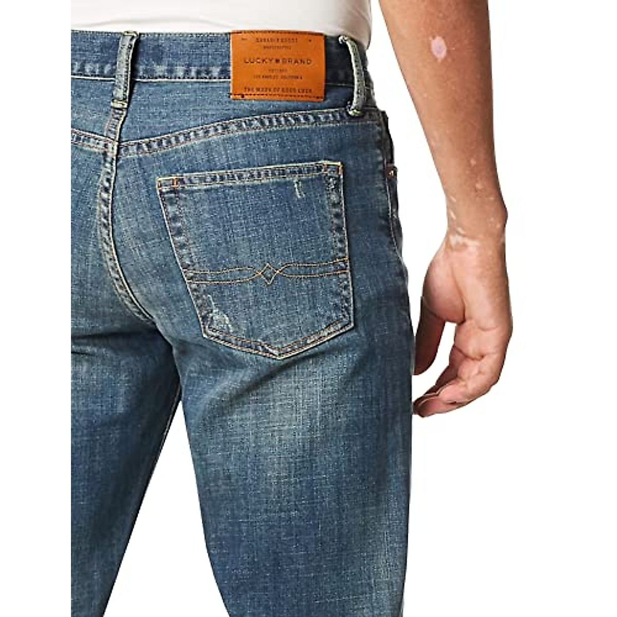 Lucky Brand Men's 181 Relaxed Straight Jean, Ol Wilder Ranch, 34W X 32L
