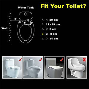 Phito Bidet Toilet Seat Dual Nozzle, Airlandolists Smart Toilet Flusher, Airlando Non-electric Dual Nozzles Bidet Attachment for Toilet, Adjustable Water Pressure, Bidets for Existing Toilets (2 Pcs)