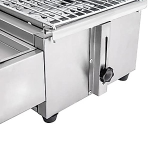 Tabletop Grill,4-Burner Outdoor Tabletop Propane Gas Grill,110V Stainless Steel Portable BBQ Grills for Parties,Backyard Barbecue,Camping or Picnicking