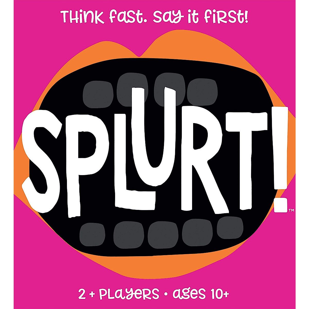 Gamewright - Splurt! - Portable Party Card Game - Think Fast. Say it First!,Pink