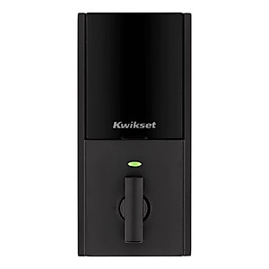 Kwikset Home Connect 620 Keypad Connected Smart Lock with Z-Wave Technology Featuring SmartKey Security in Matte Black