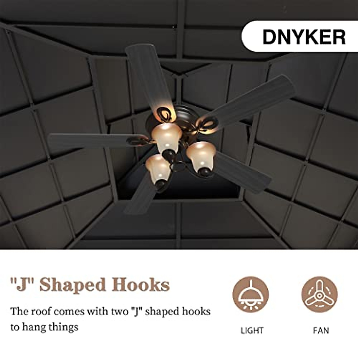 Metal Gazebo 10x12 Ft W/Double Roof, Anti-Rust Coating Permanent Iron Hardtop Outdoor Waterproof Pergola w/Curtains & Netting, Steel Hard Top Gazebo for Patio Backyard Garden Lawn Deck, w/Hook Design