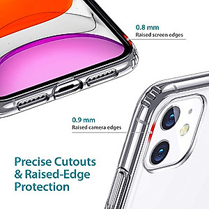 ESR Metal Kickstand Designed for iPhone 11 Case, [Vertical and Horizontal Stand] [Reinforced Drop Protection] Flexible TPU Soft Back for iPhone 11 (2019 Release), Clear