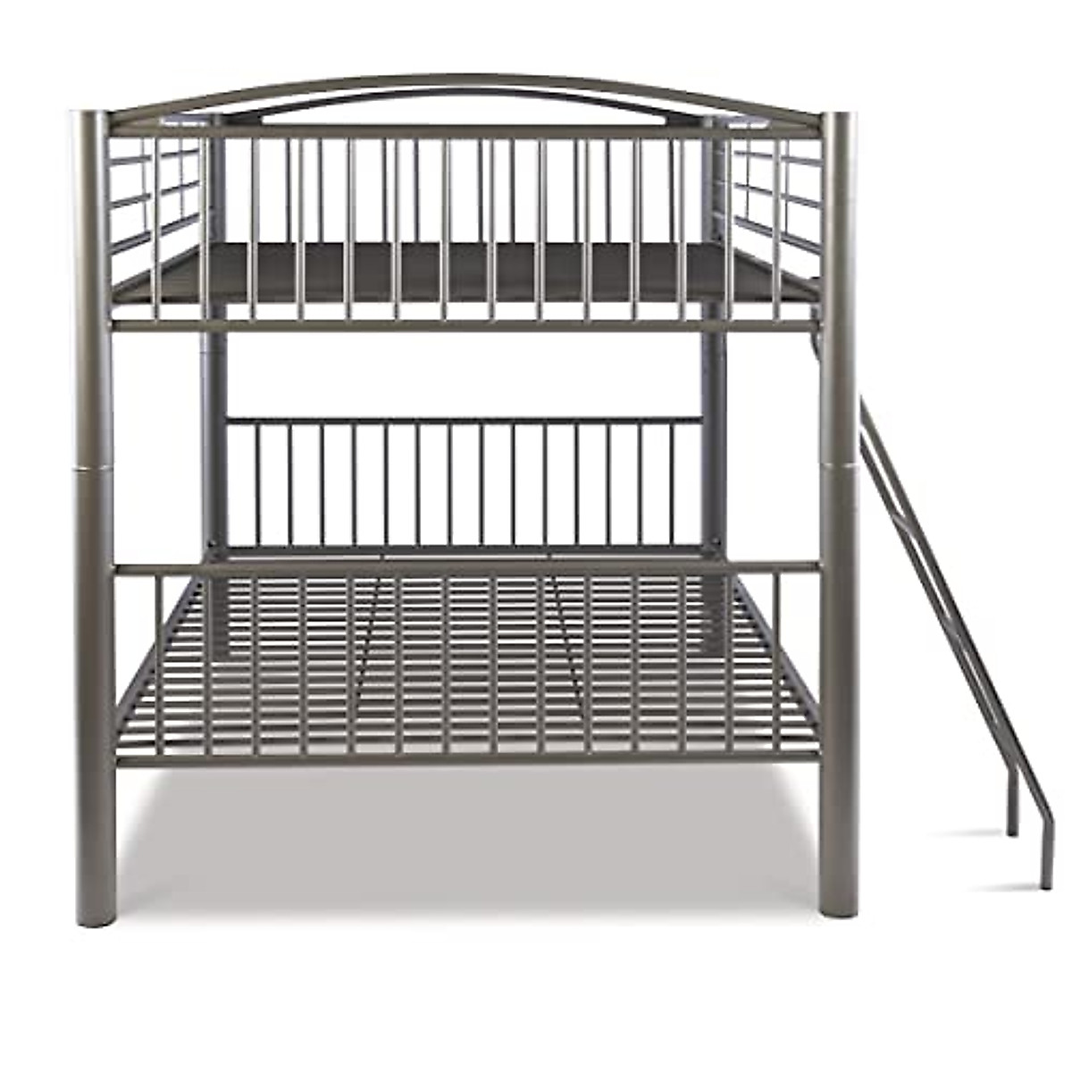 Powell Heavy Metal Bunk Bed, Full Over Full, Pewter