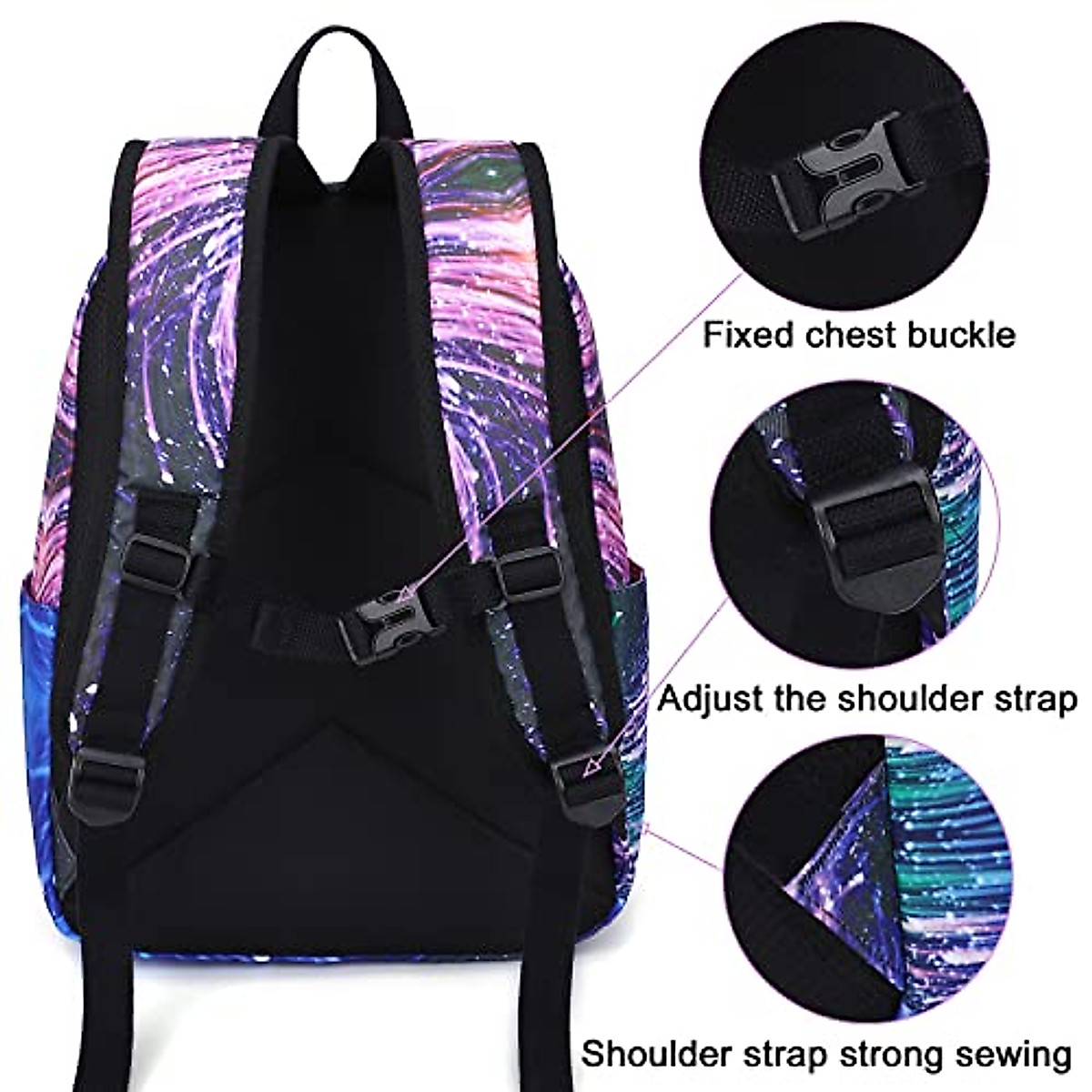 CAMTOP Backpack for Girls Boys Kids School Backpack with Lunch Box Preschool Kindergarten BookBag Set