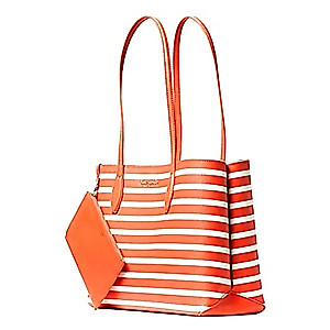 Kate Spade New York all day sailing stripe large tote (TAMARILLO MULTI)