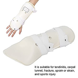 Wrist Brace, Wrist Support Splint Adjustable Buckle for Carpal Tunnel for Sports Injuries for Joint Instability for Sprain(Right Hand, M)