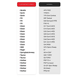 AT3 Tactical ARO Red Dot Sight - Pistol Mount, Low Mount, Optional Riser Mount - 3 MOA Compact Reflex Sight