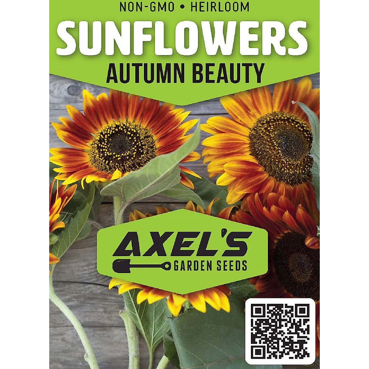 Sunflower Seeds for Planting - Plant & Grow Autumn Beauty Sunflower Mix in Your Home Outdoor Garden - 25 Non GMO Heirloom Seeds - Full Planting Packet with Instructions, 1 Packet