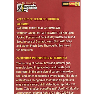 Ignite-O Creosote Sweeping Log FS855-24 Instant Fire Starter, 12-Packets, Brown/A