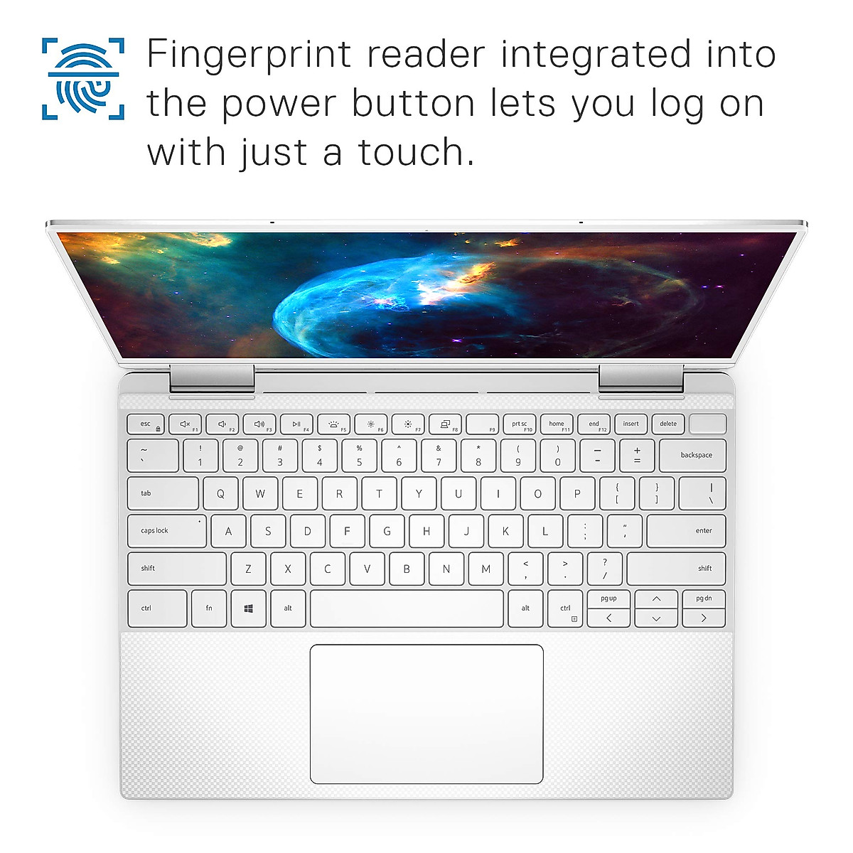 Dell XPS 13 2-in-1, 13.4 inch FHD+ Touch Laptop - Intel Core i7-1065G7, 8GB LPDDR4 RAM, 256GB SSD HD, Intel iris, Windows 10 Home