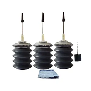 3x30ml Nano Premium Black Pigment Ink Refill Kit for Lexmark 32 Black Ink Cartridges for Lexmark Printer Jetprinter Home Copier Plus, P4330,P4350, P6250, P6350, P915, X3350, X5250, X5260, X5270, X5470, X7170, X7350, X8350, Z810, Z812, Z815, Z816, Z818 ...
