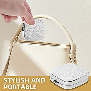 Portable Mini Metal Travel Medicine Box/3 Compartments (Square silver)