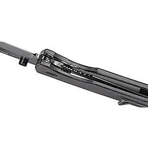 CRKT Gulf EDC EDC Folding Pocket Knife: Heavy Duty Everyday Carry Work Knife, Liner Lock, Clip Point Blade with Stonewash Finish, G10 Handle 2795