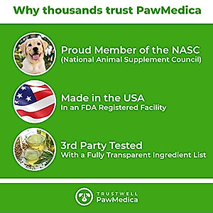 PawMedica Dog Probiotics and Digestive Enzymes, Probiotics for Dogs Made in USA, Pet Probiotic Chews for Dogs, Prebiotics & Probiotic Dog Digestive Support, Probiotic Treats - 60 Dog Probiotic Chews