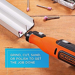 beyond by BLACK+DECKER 8V MAX* Rotary Tool with Accessory Kit, Versatile, Cordless, 35-Piece (BCRT8K35APB)