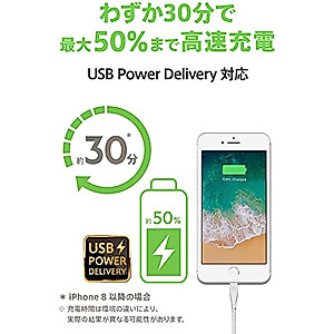 Belkin USB-C to Lightning Cable + Strap (Made with DuraTek) Ultra-Strong iPhone Fast Charging Cable, iPhone USB-C Cable, 4ft/1.2m