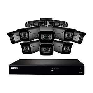 16-Channel Fusion NVR System with 4K (8MP) IP Cameras 8 / Black