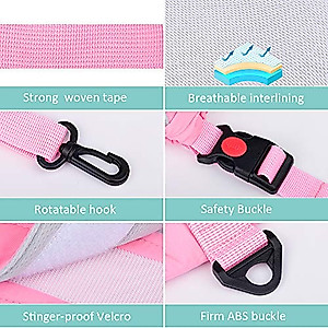 ORANGEHOME Baby Walker, Toddler Walking Harness Assistant, Handheld Walk Helper Babies, Safety Harnesses Breathable Help Stand Up&Walk Learning Helper for 7-24 Month Infant Activity-Pink