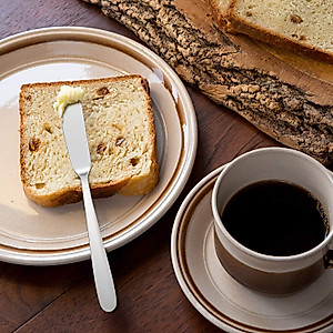 5-Piece Silverware Serving Utensils, HaWare Durable Stainless Steel Serving Spoon Fork, Mirror Polished and Dishwasher Safe