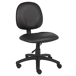 Boss Office Products Dimond Task Chair without Arms in Black