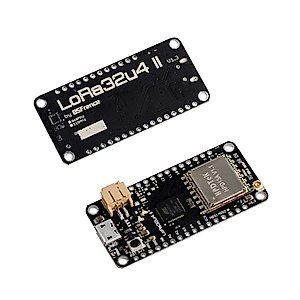 2 Sets LoRa32u4ii Lora Development Board Module, JST-PH2.0mm-2P Connector, IPEX Antenna, ATmega32u4 SX1276 HPD13A 915MHz 868MHz, for Arduino UNO Mega 2560 Nano