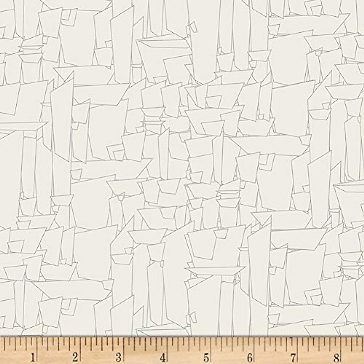 Art Gallery Fabrics Lower The Volume Clear Reflections, Light Beige