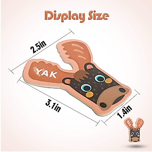 USATDD Jumbo Magnetic Letters Colorful ABC Alphabet Animal Shape Toys Large Uppercase Refrigerator Fridge Magnets Preschool Educational Toy Set Learning Spelling Game for 3 4 5 Year Old Toddler Kids