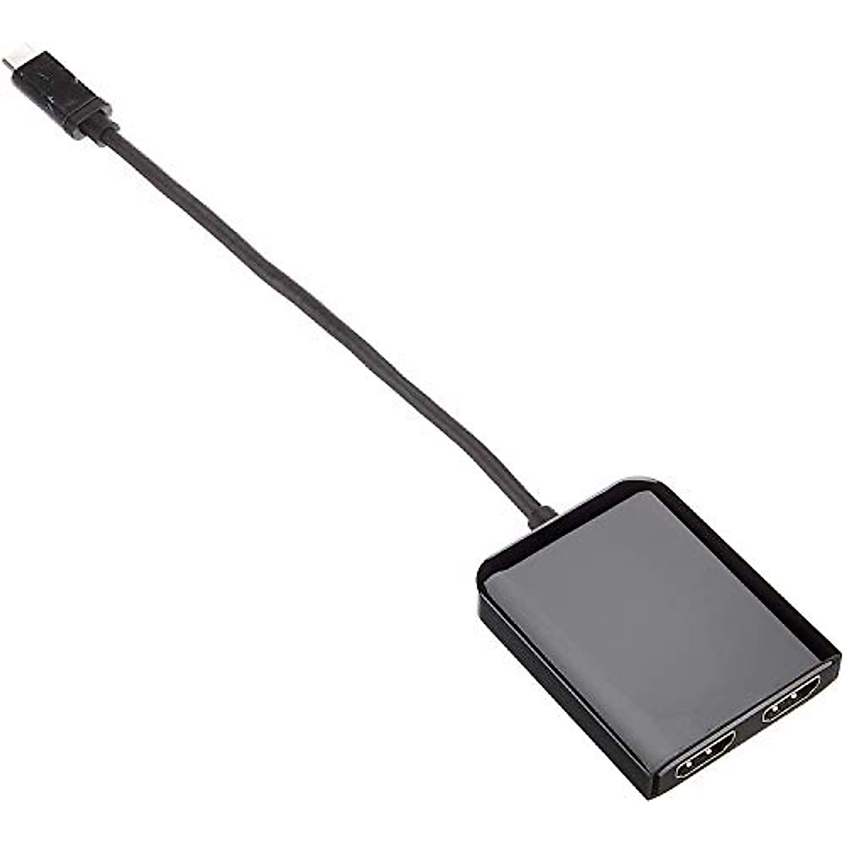 Sanwa Supply AD-ALCMST2HD USB Type-C MST Hub (DisplayPort Alt Mode), Type-C Male (Input) to HDMI Female, 2 Ports (Output)