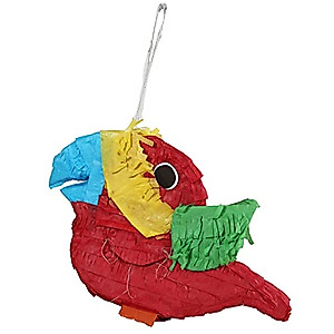 Penn-Plax Birdie Pinata with Natural Nesting Material – Safe for Medium and Large Birds – Colorful & Fun Addition to Any Cage – Large
