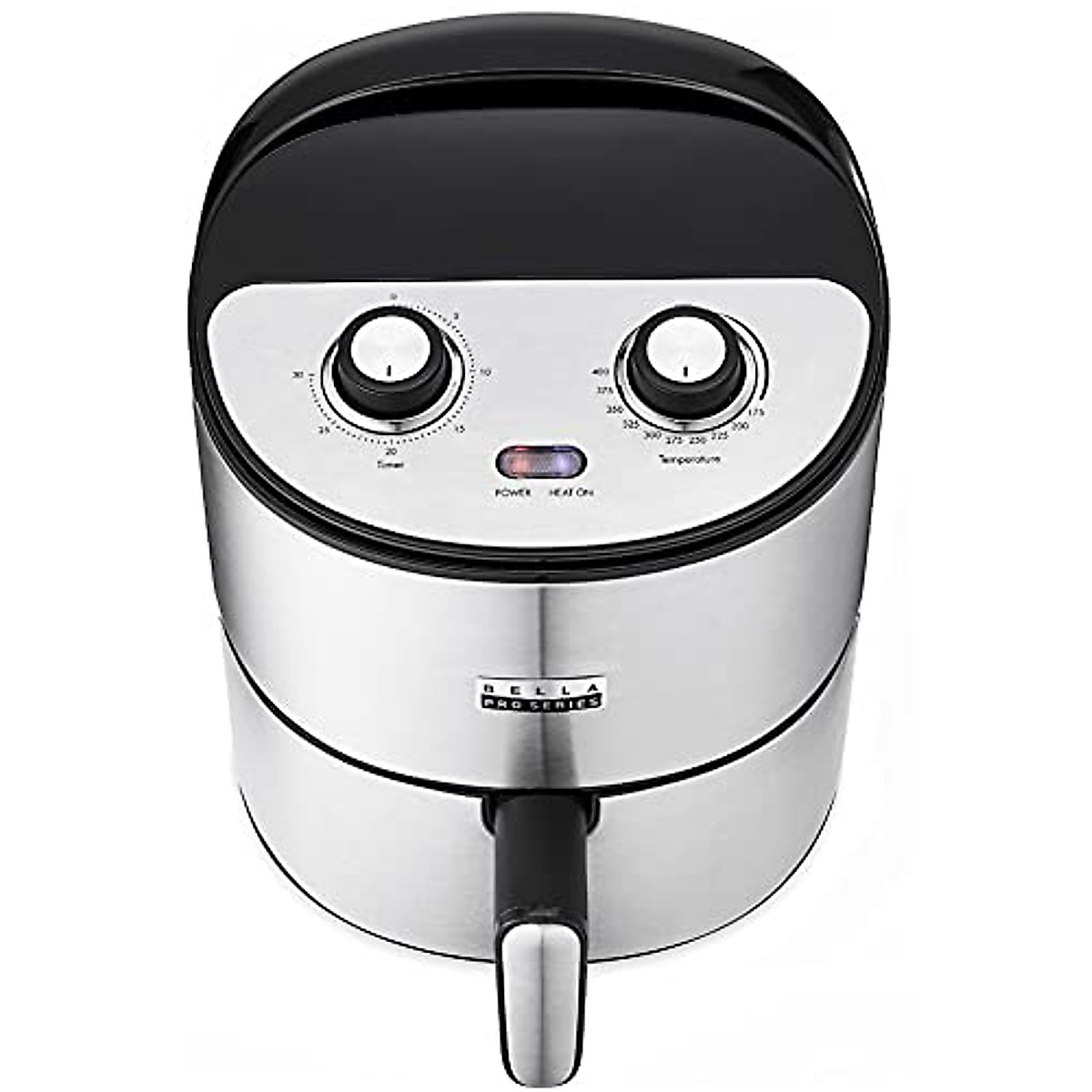 Bella Pro Series 4.3-qt Analog Air Fryer Stainless Steel