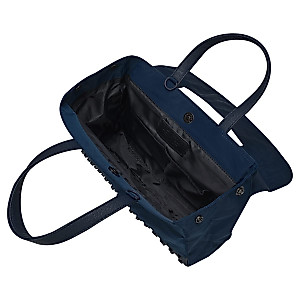 KWANI Black Studs Ladies Women's Tote Bag Shoulder Bag for Travel Daily Bags (Small)