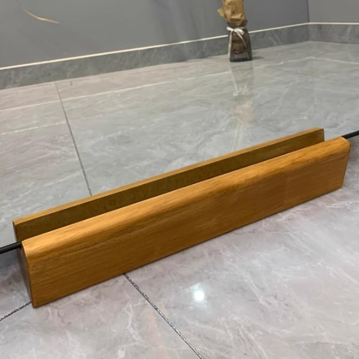 OSALADI Full Body Mirror Stand Wooden Artwork Rack Full Length Mirror Holder Wood Display Mount Display Support Base Floor Mirror Bracket