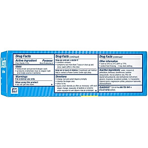 DESITIN Rapid Relief Zinc Oxide Diaper Rash Cream 4 oz (Pack of 3)
