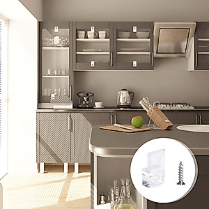 Mirror Holder Clips, 25 Sets Mirror Mounting Clips Kit, Glass Mirror Frame Retainer Clips, Mirror Brackets Mirror Hanger Clips for Frameless Mirror, Mirror Hanging Hardware with Screws for Wall Door