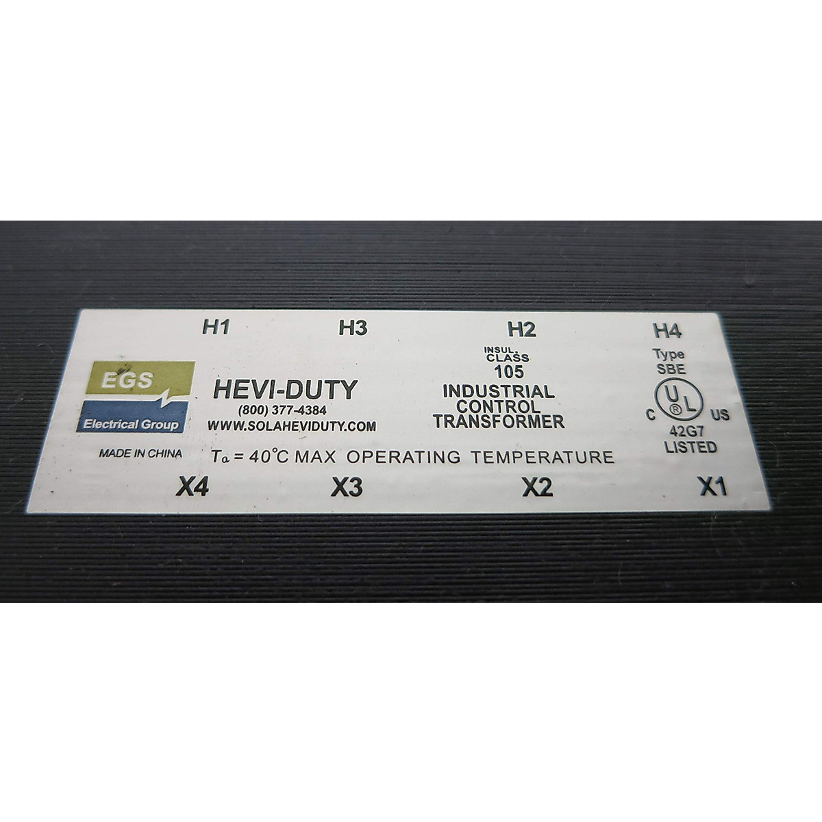 Sola/Hevi-Duty E500TF Sola Hevi-Duty 1-Phase Control Transformer,