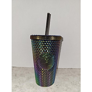 Starbucks Halloween 2023 Oil Slick Rainbow Iridescent Venti Tumbler 16oz
