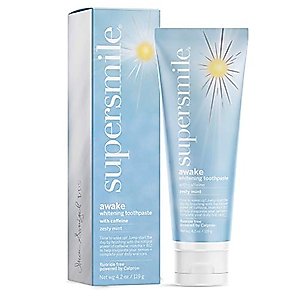 Supersmile Professional Awake Whitening Toothpaste for Your Morning Routine - Clinically Proven to Whiten Teeth Up to 6 Shades (Zesty Mint, 4.2 Oz)