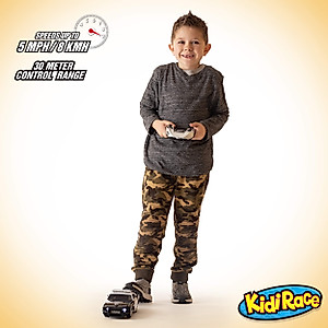 Kidirace Remote Control Police Car with Flashing Lights & Sounds – 2.4GHz RC Cop Car for Boys and Girls Ages 3+