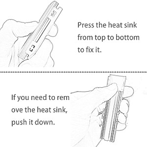 M.2 2280 SSD heatsink, High Performance SSD Cooler，PS5 Heat Sink