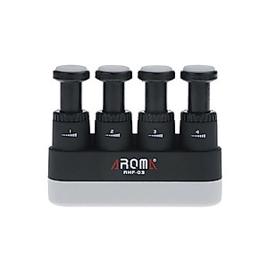 Finger Strengthener,4 Tension Adjustable Hand Grip Exerciser Ergonomic Silicone Trainer for Guitar,Piano,Trigger Finger Training, Arthritis Therapy and Grip, Rock climbing (AHF-03)