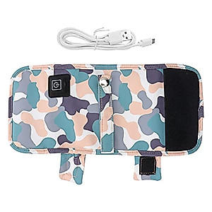 Toyvian 1Pcs USB Baby Bottle Warmer 3 Gears Temperature Adjustable Bottle Warmer, Insulated Milk Bottle Bag Portable Breastmilk Warmer Bag