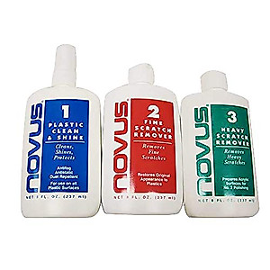 NOVUS Plastic Polish & Cleaning Set - 8 oz.