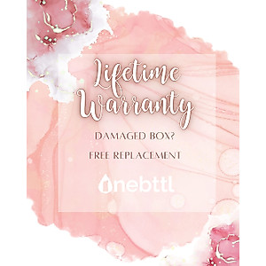 Onebttl 60th Birthday Gifts for Women, 60 & Fabulous, 60th Birthday Gift Idea for Women, 60th Bday Gifts, Stainless Steel Tumbler 20Oz - Rose Gold